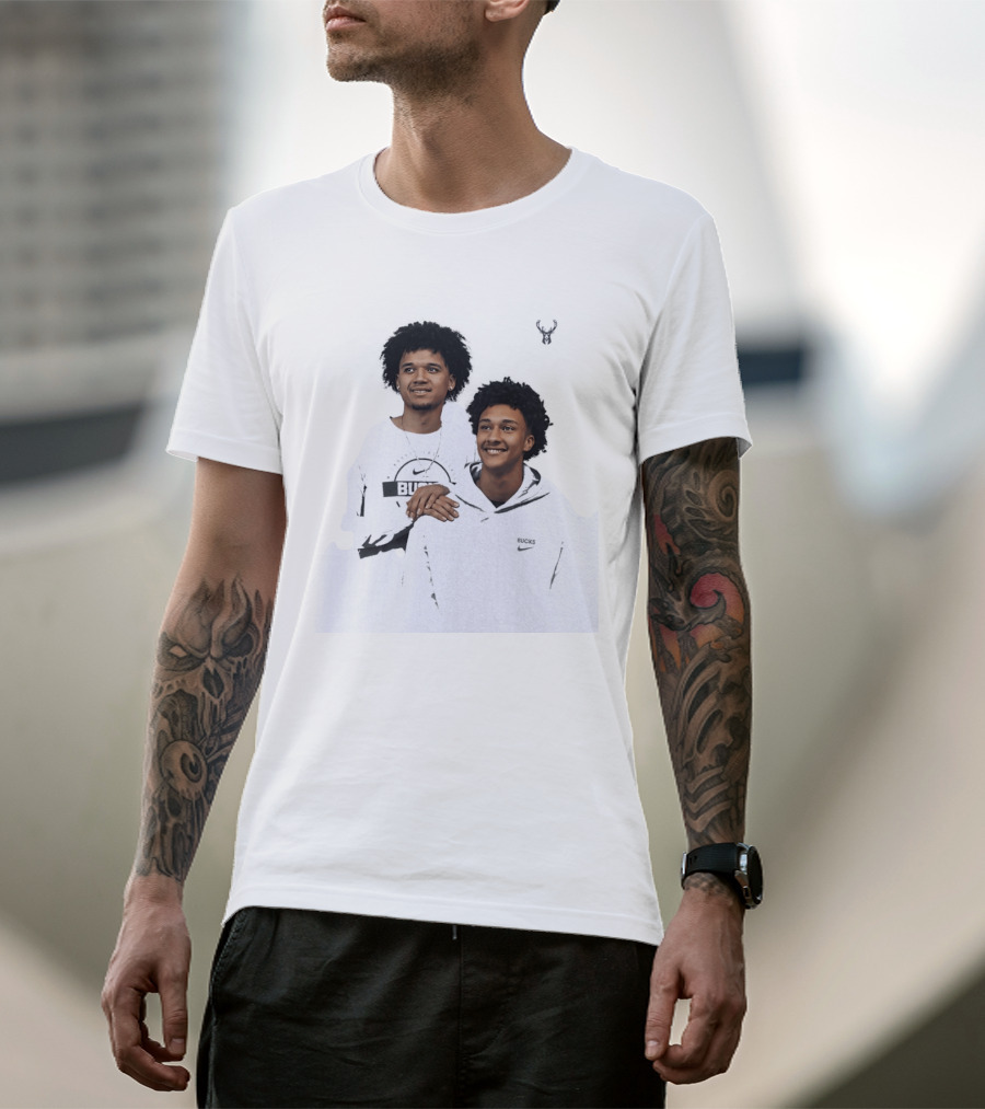 Nate Ament Brayden Burries Milwaukee Bucks Basketball Nike Step Brothers T-Shirt