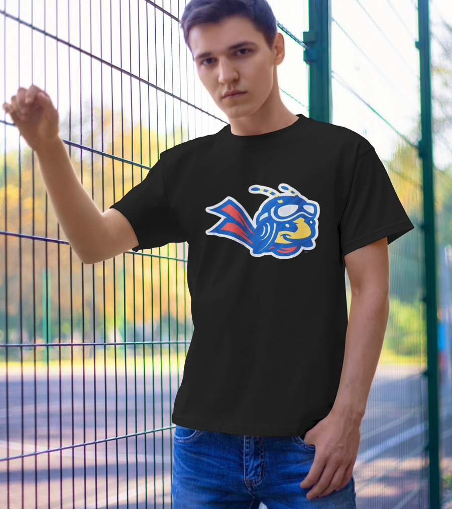 2026 Ontario Tower Buzzers Hockey Jersey Giveaway Buzzing Bee Icon With Aviator Hat And Cape T-Shirt