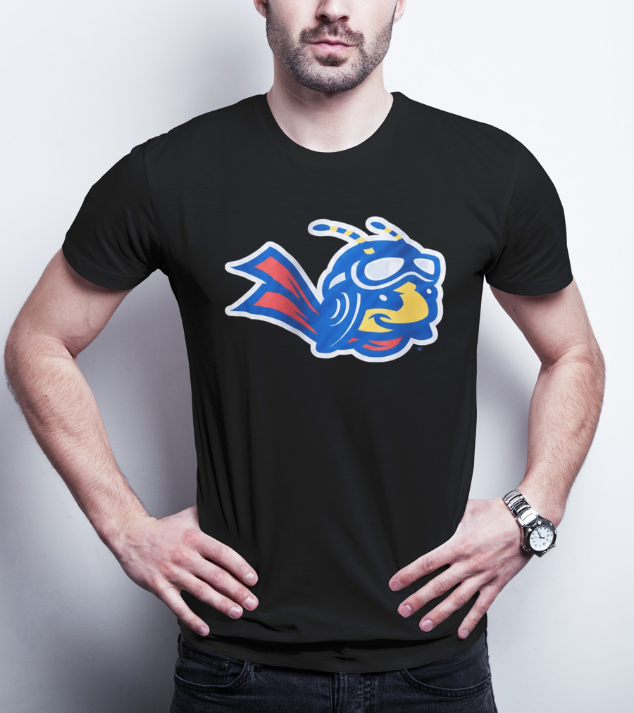 2026 Ontario Tower Buzzers Hockey Jersey Giveaway Buzzing Bee Icon With Aviator Hat And Cape T-Shirt