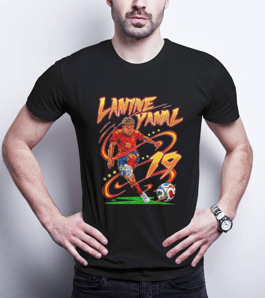 Lamine Yamal Spain National Football Team 19 Soccer Star T-Shirt