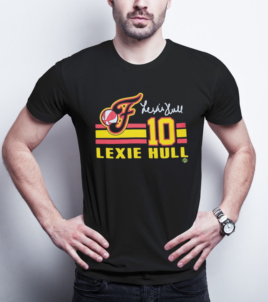 Lexie Hull 10 Indiana Fever WNBA Basketball T-Shirt
