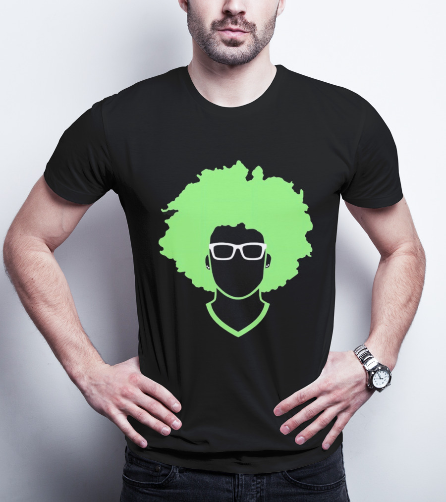 Olivia Miles Neon Afro Glasses Outline Minnesota Lynx T-Shirt