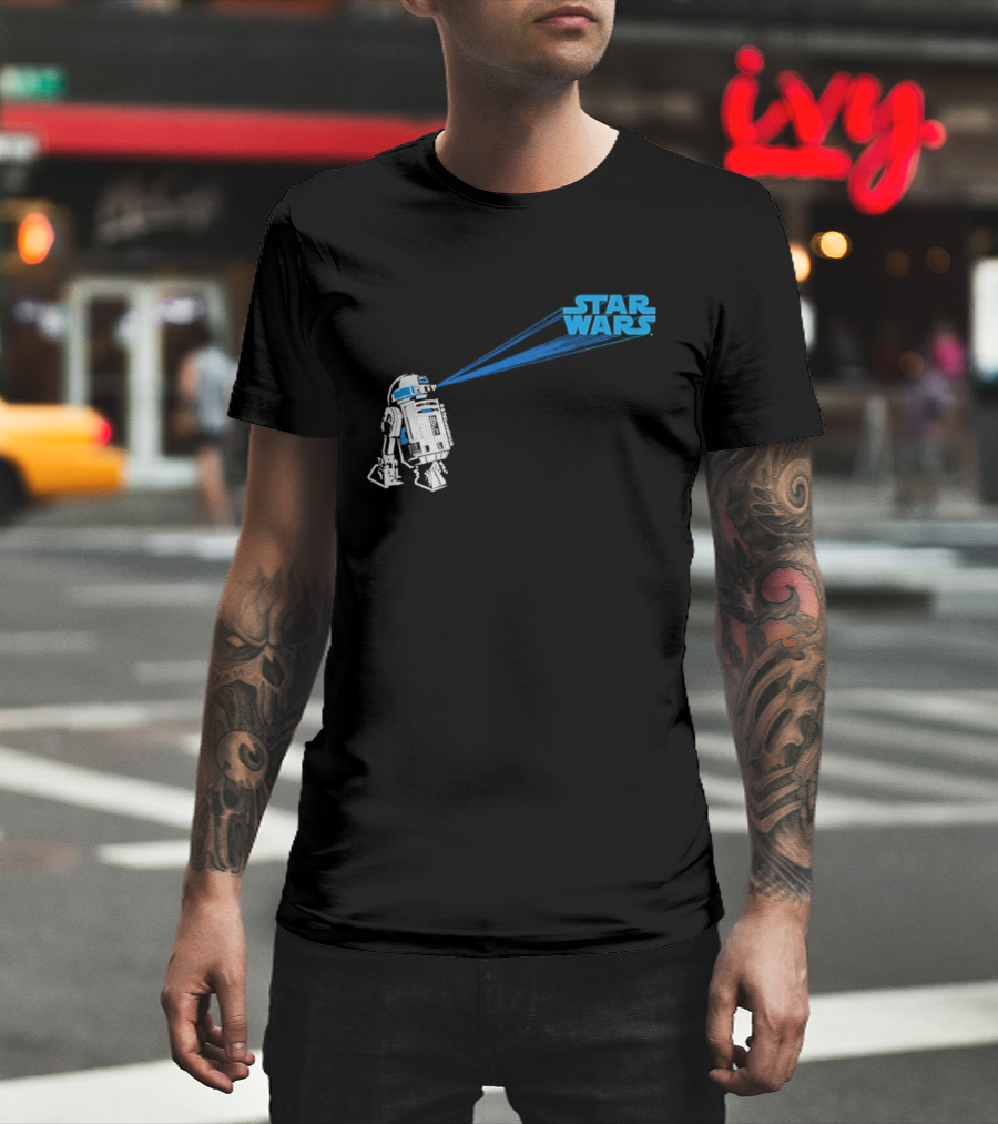 Star Wars R2D2 Projection T-Shirt