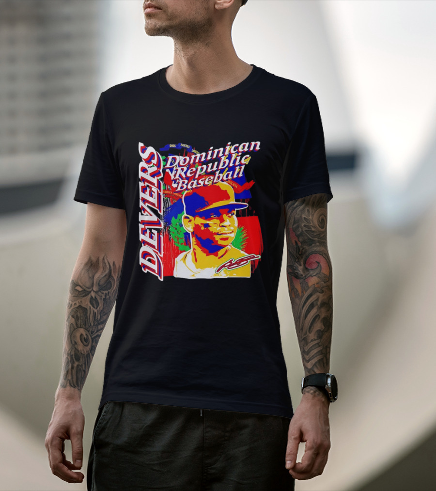 Rafael Devers Dominican Republic Baseball Boston Red Sox T-Shirt