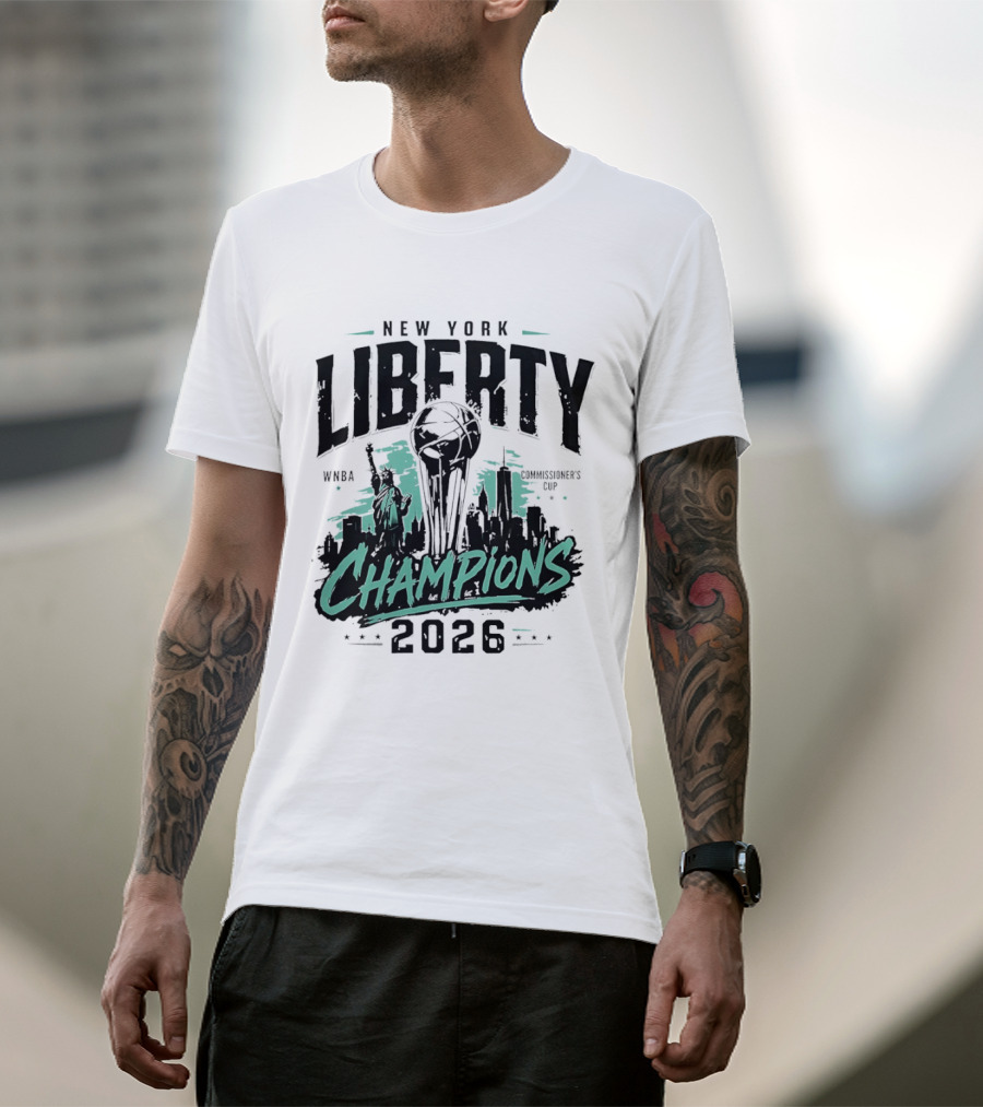New York Liberty WNBA Champions 2026 T-Shirt