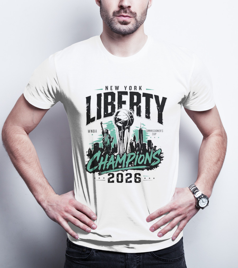 New York Liberty WNBA Champions 2026 T-Shirt