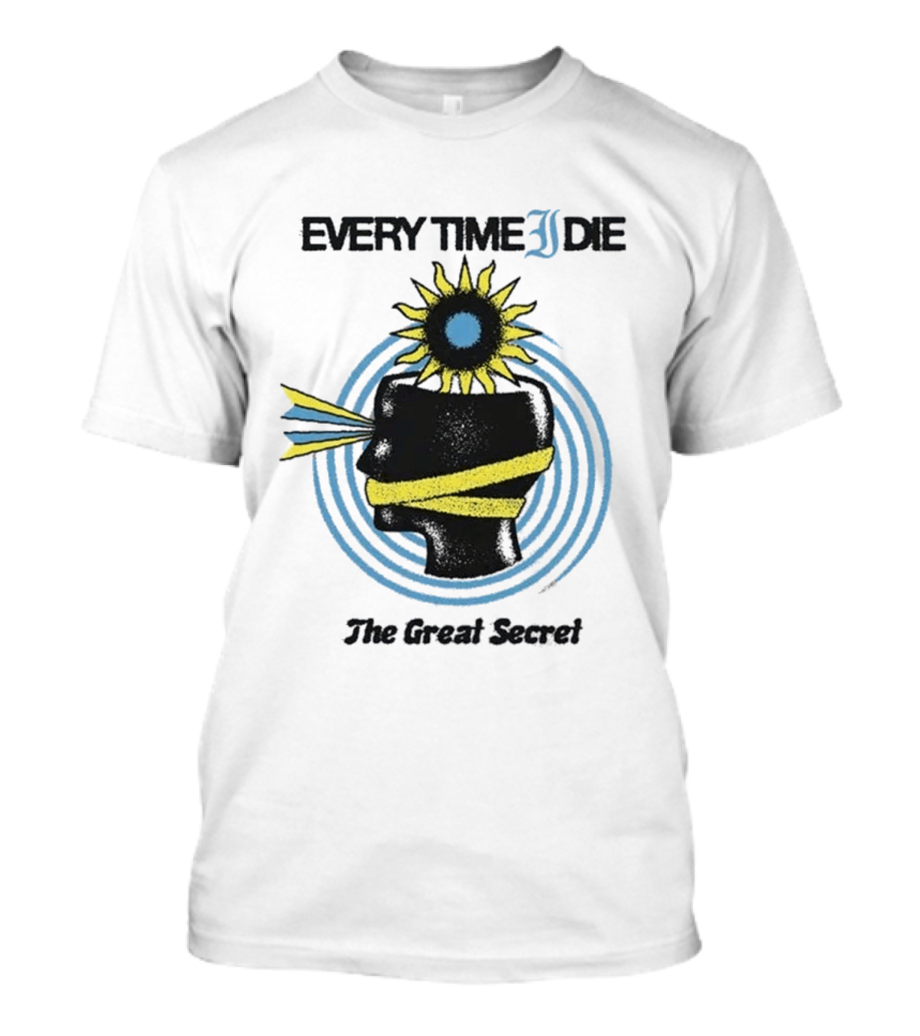 Every Time I Die The Great Secret Sunflower Head Exploding Concept T-Shirt
