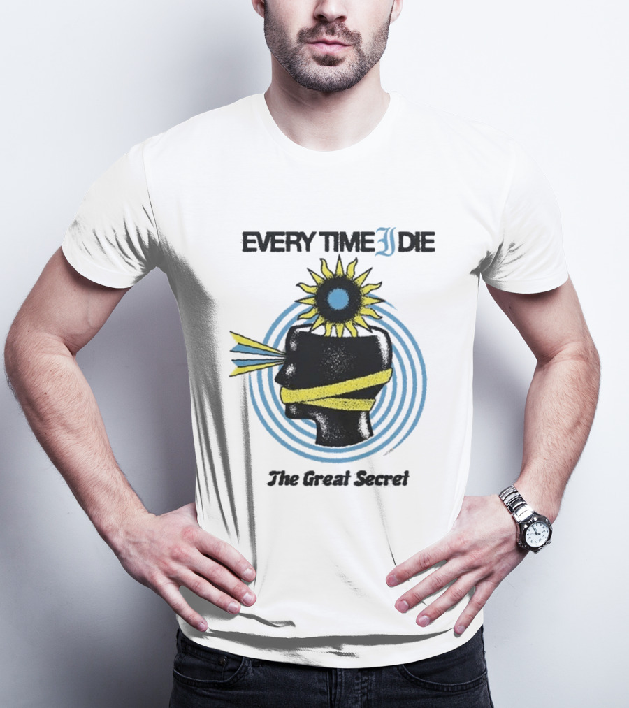 Every Time I Die The Great Secret Sunflower Head Exploding Concept T-Shirt