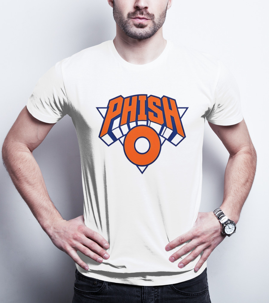 Phish New York Knicks NBA Basketball Triangle Circle T-Shirt