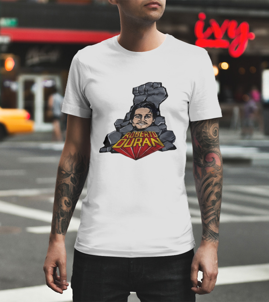 Roberto Duran Fist Iconic Boxing Legend T-Shirt