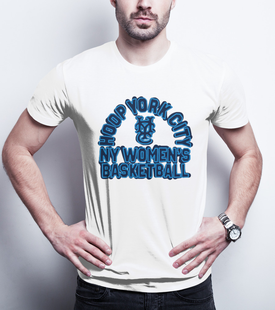Hoop York City NY Women's Basketball New York Knickerbockers Basketball T-Shirt