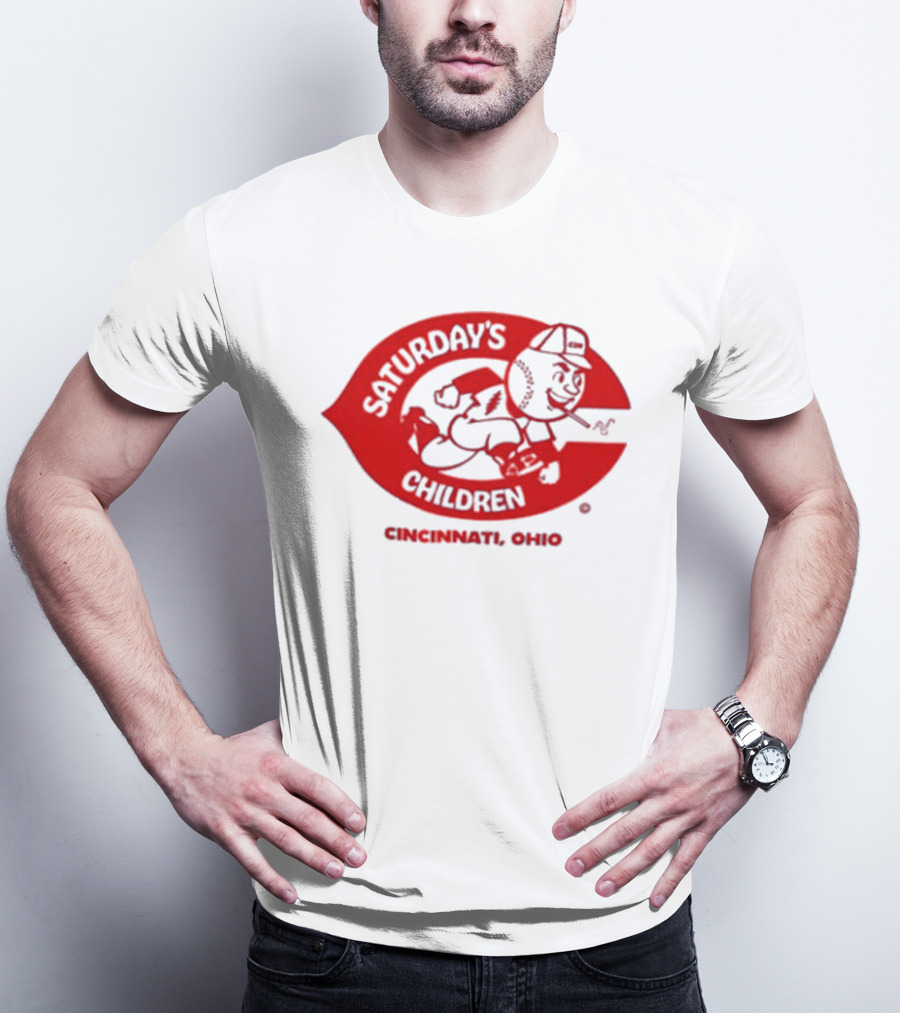 Saturday's Children Cincinnati Ohio Baseball T-Shirt