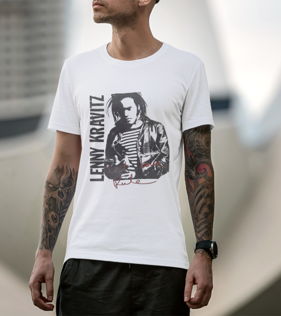 Lenny Kravitz Let Love Rule High Contrast T-Shirt