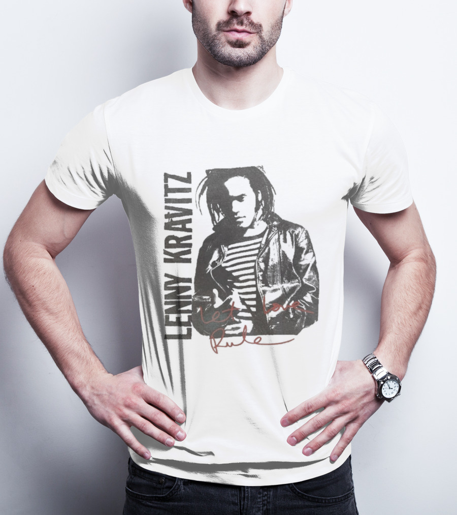 Lenny Kravitz Let Love Rule High Contrast T-Shirt