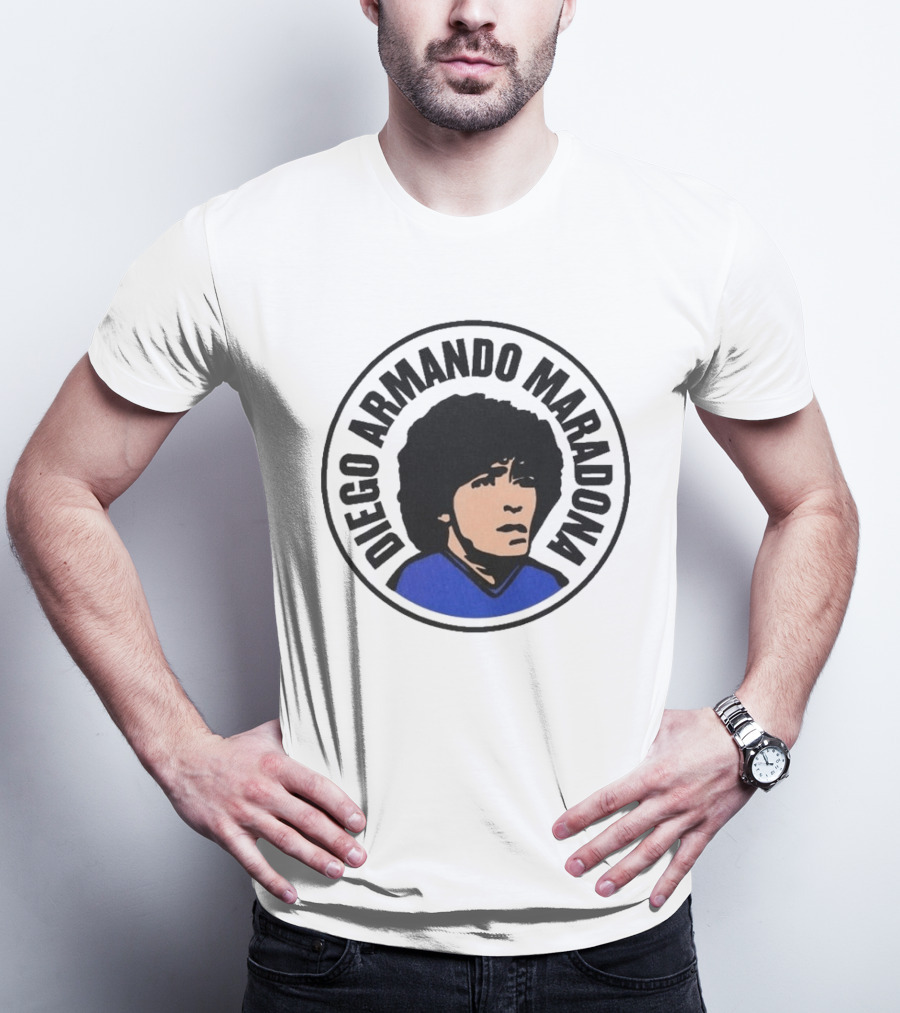 Trickett England Diego Armando Maradona Iconic Player T-Shirt