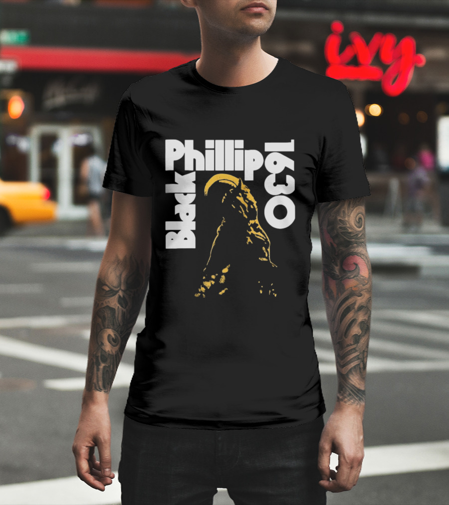Black Phillip 1630 The Witch A24 Horror Movie T-Shirt