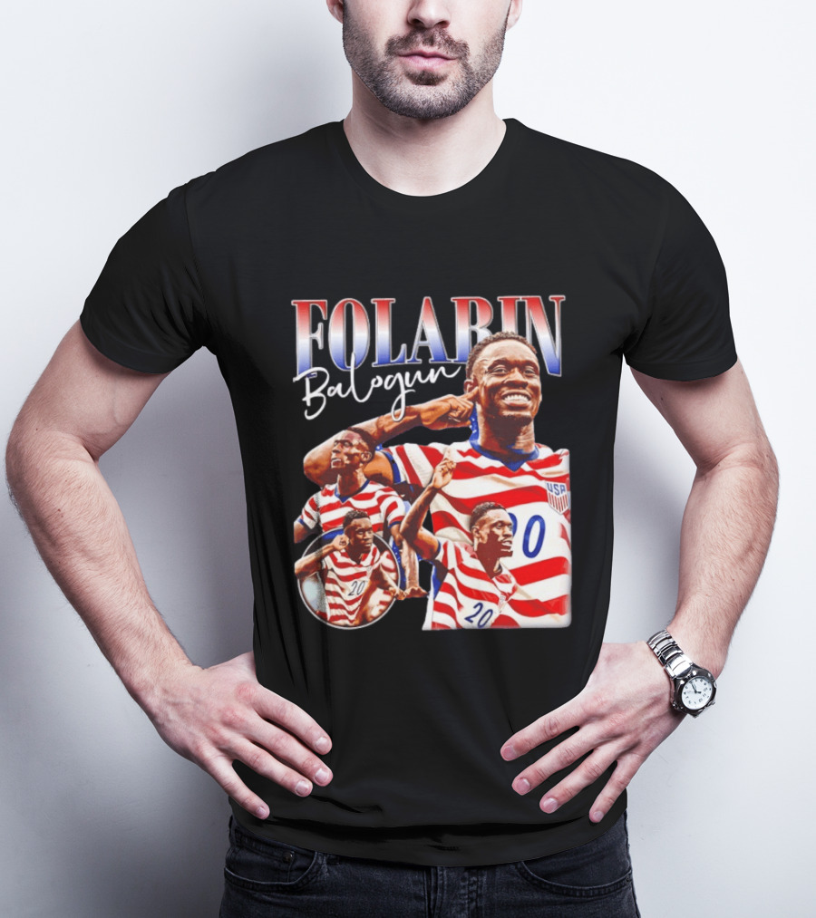 Folarin Balogun USMNT USA Soccer Team 20 Jersey T-Shirt