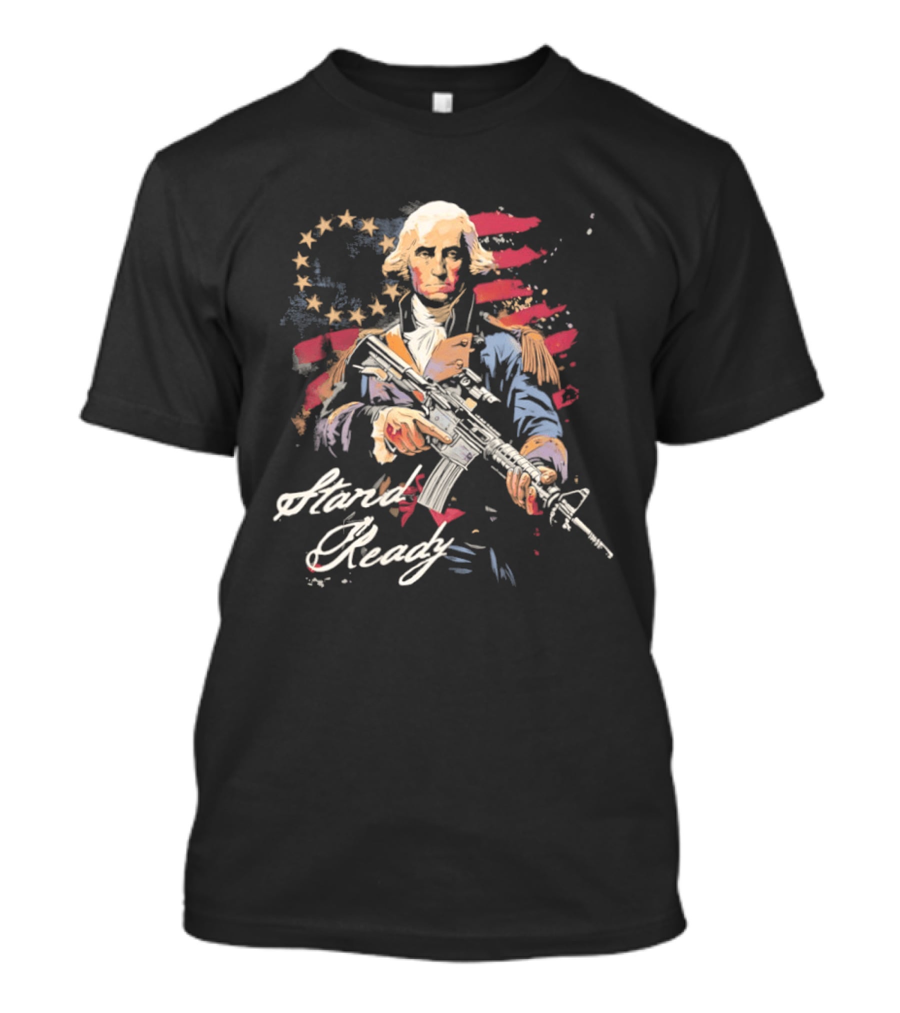 George Washington Star Spangled Hard Ready July 2026 T-Shirt