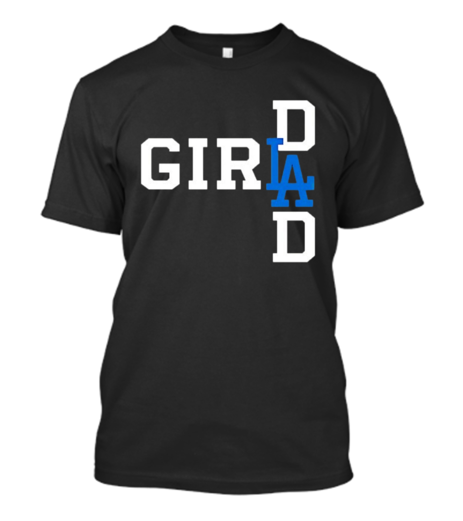 Los Angeles Dodgers MLB Girl Dad Baseball T-Shirt