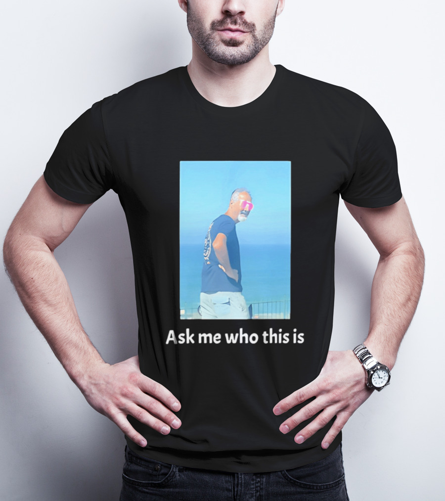 Ask Me Who This Is Hideo Kojima Scenic Beach T-Shirt