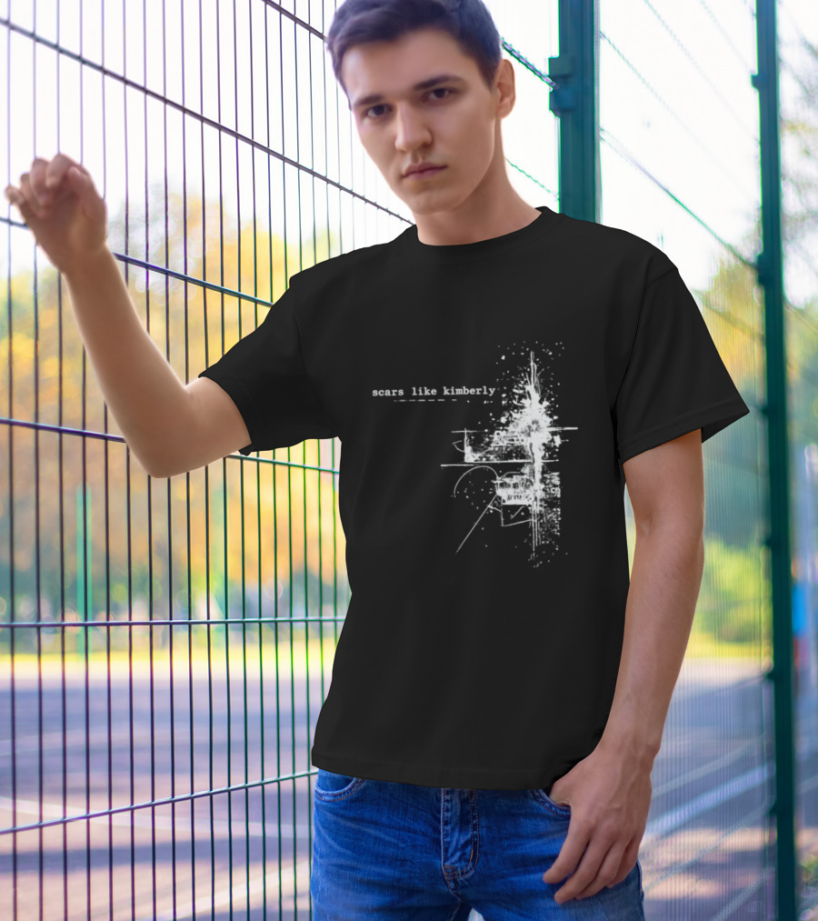 Scars Like Kimberly USA Tour 2026 Abstract White T-Shirt