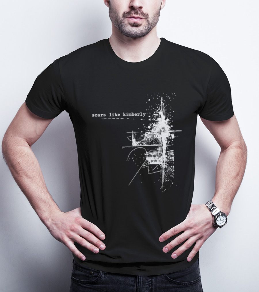 Scars Like Kimberly USA Tour 2026 Abstract White T-Shirt