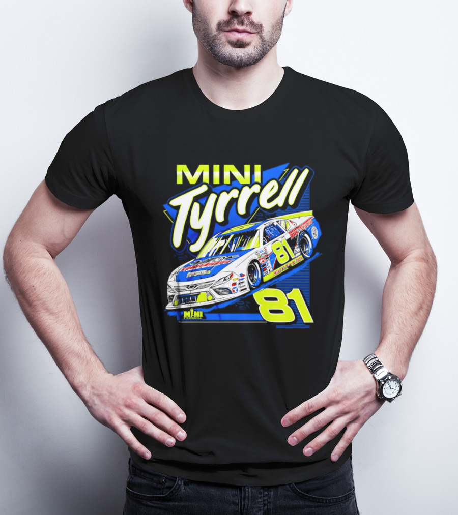 Mini Tyrrell 81 Nascar Racing Car Ts Tin Auto T-Shirt