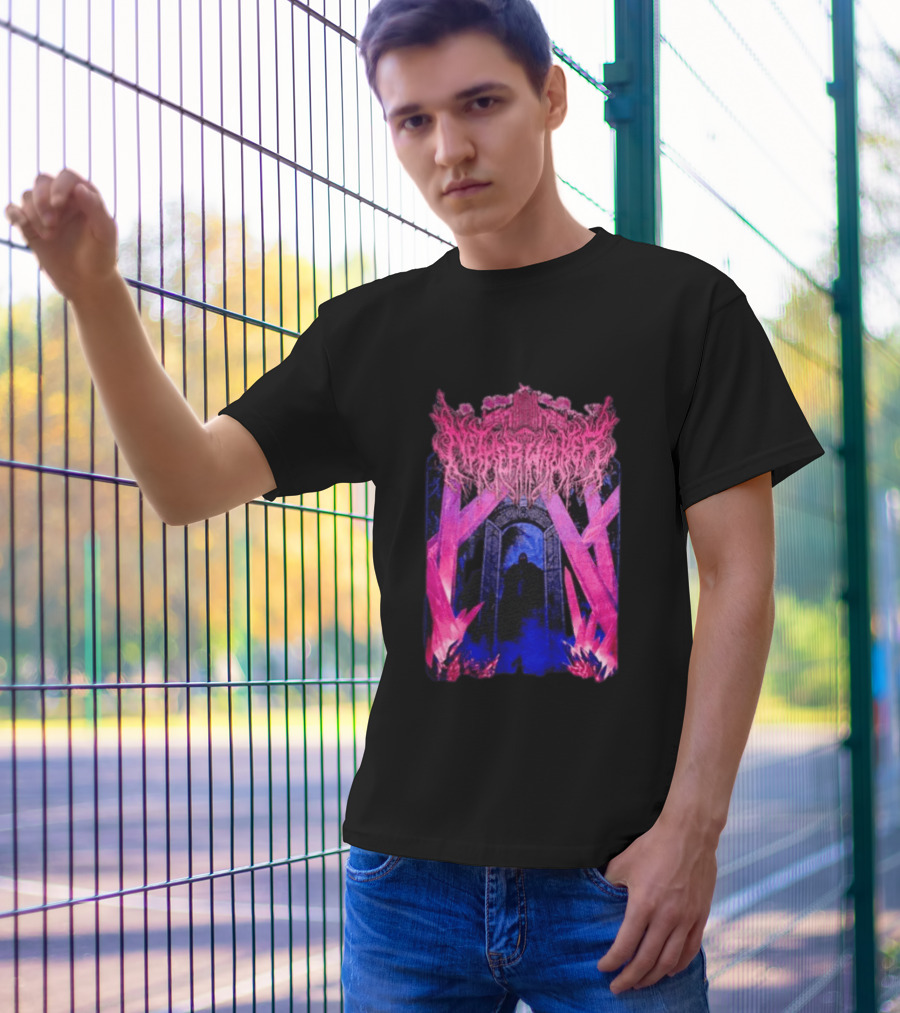 Netherwalker Crystal Knight Gothic Fantasy Portal Enigma T-Shirt