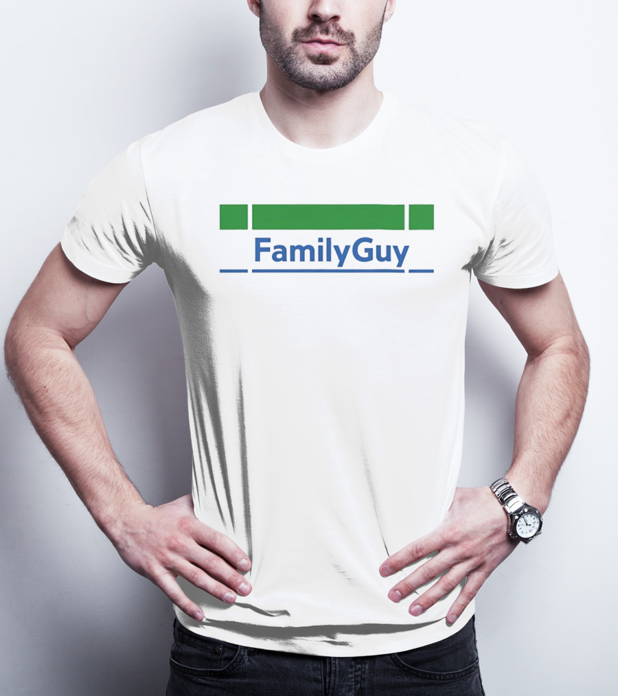 Family Guy Subway Transit Style Concept T-Shirt