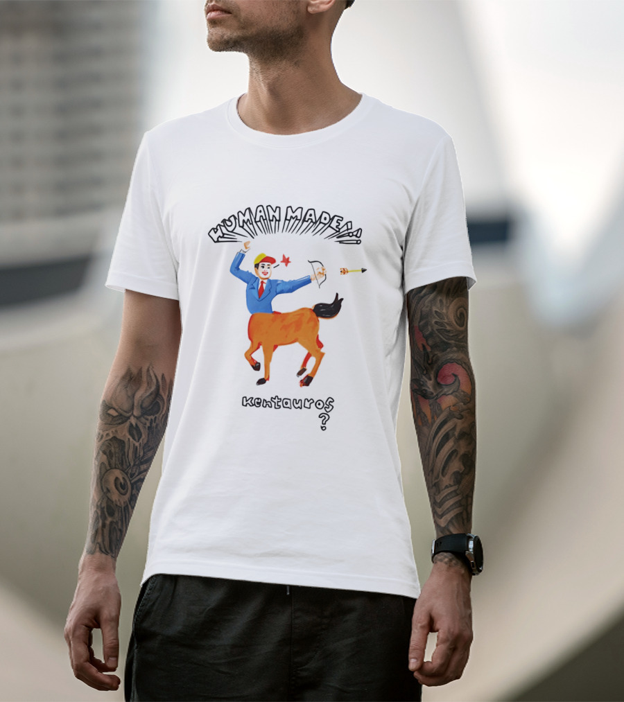 Human Made Kentauros Centaur Businessman Archer T-Shirt