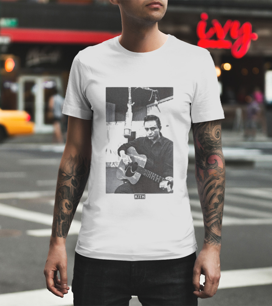 Kith Records Johnny Cash Folsom Prison Retro Music T-Shirt