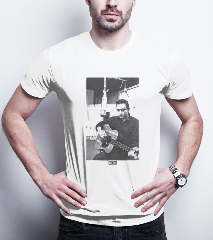 Kith Records Johnny Cash Folsom Prison Retro Music T-Shirt
