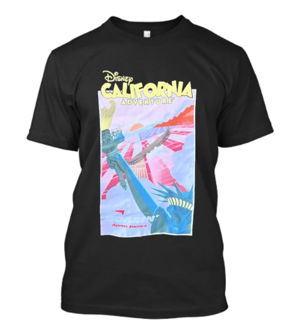 Disney California Adventure Park Soarin' Across America Liberty Eagle T-Shirt