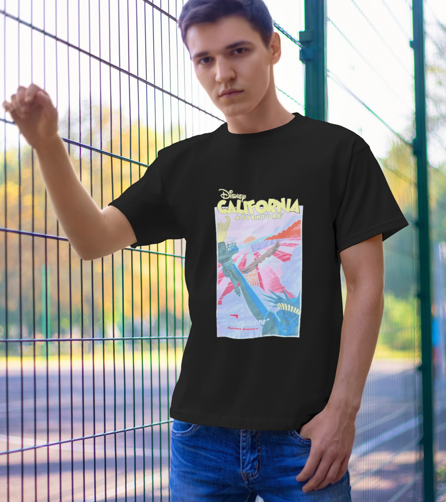 Disney California Adventure Park Soarin' Across America Liberty Eagle T-Shirt