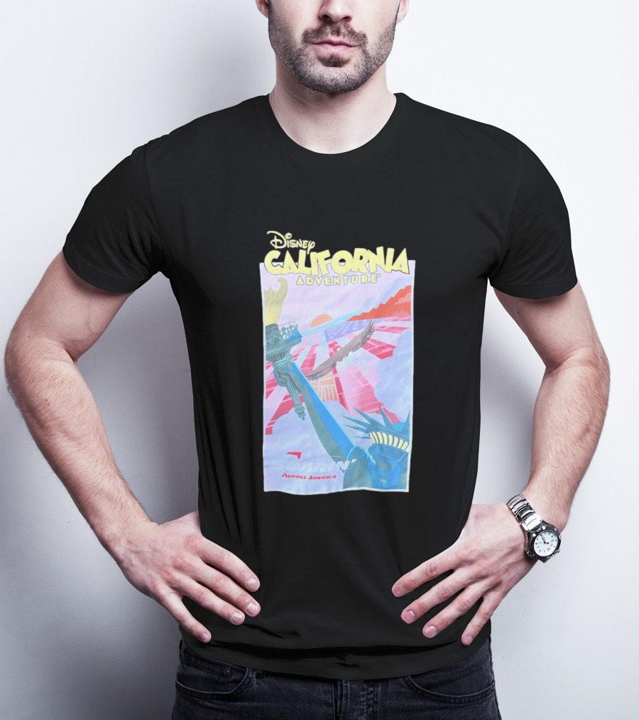 Disney California Adventure Park Soarin' Across America Liberty Eagle T-Shirt