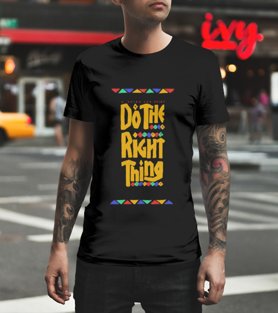 Do The Right Thing A Spike Lee Joint Movie Aesthetic Minimalist T-Shirt