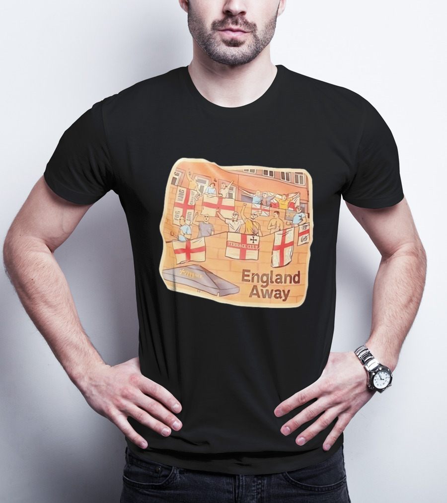England Away Terrace Cult For King And Country Flag T-Shirt