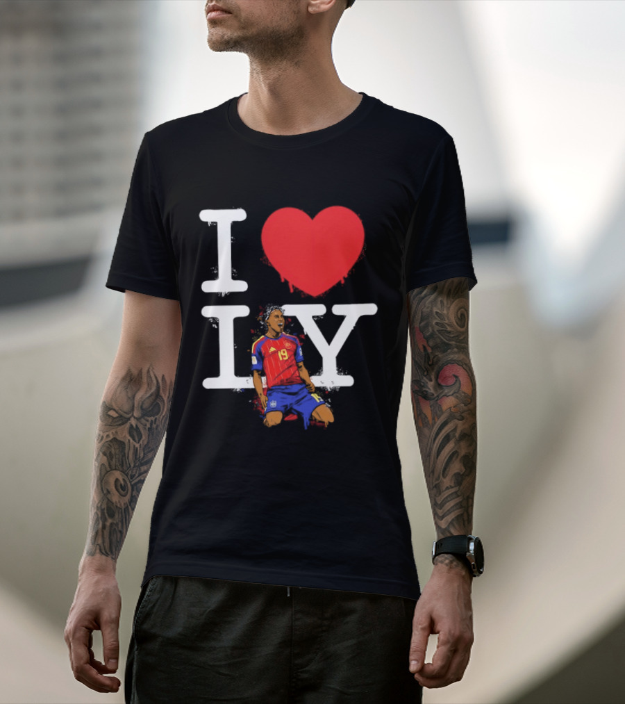 I Love Lamine Yamal Spain National Football Team 19 T-Shirt