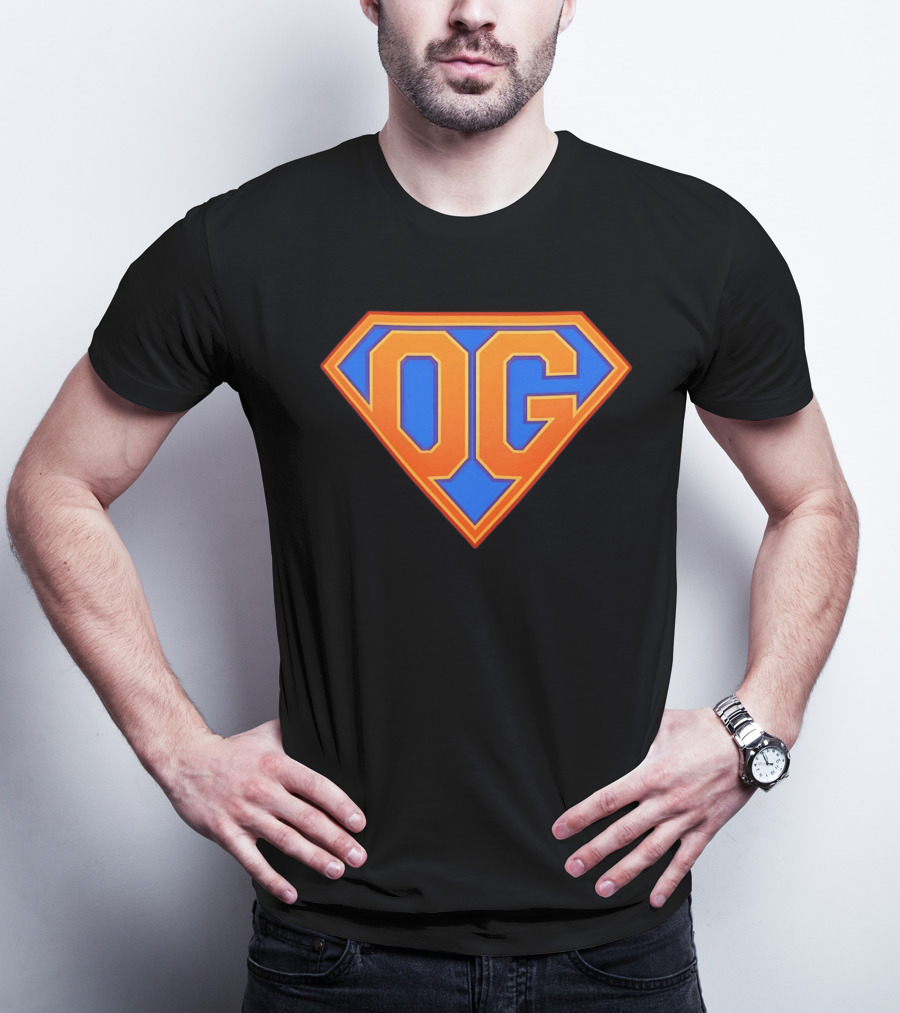 OG Anunoby Superhero Logo New York Knicks T-Shirt