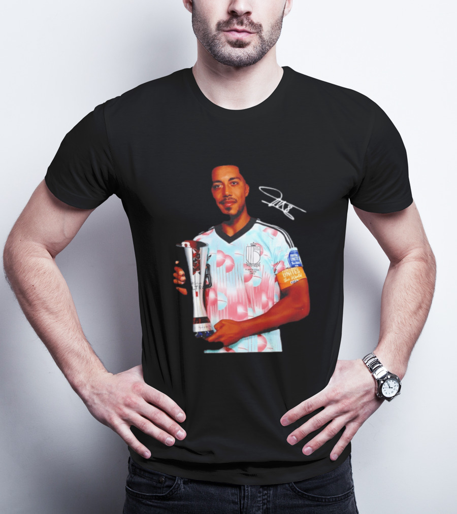 Youri Tielemans Belgium Football Unites The World Trophy Winning Moment T-Shirt