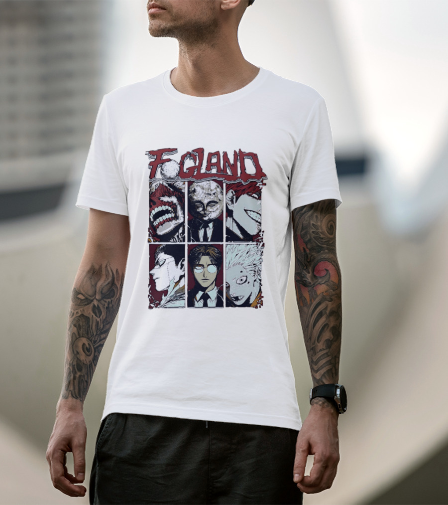 FOGLAND Manga Characters Face Expressions T-Shirt