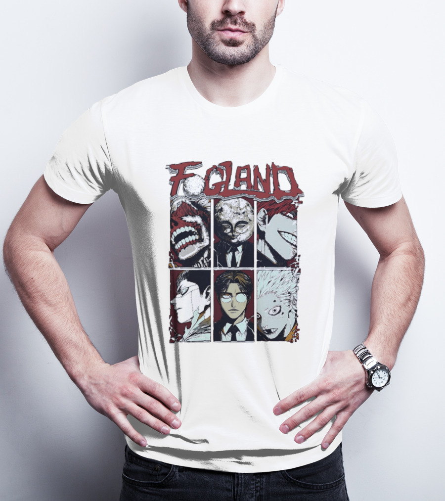 FOGLAND Manga Characters Face Expressions T-Shirt