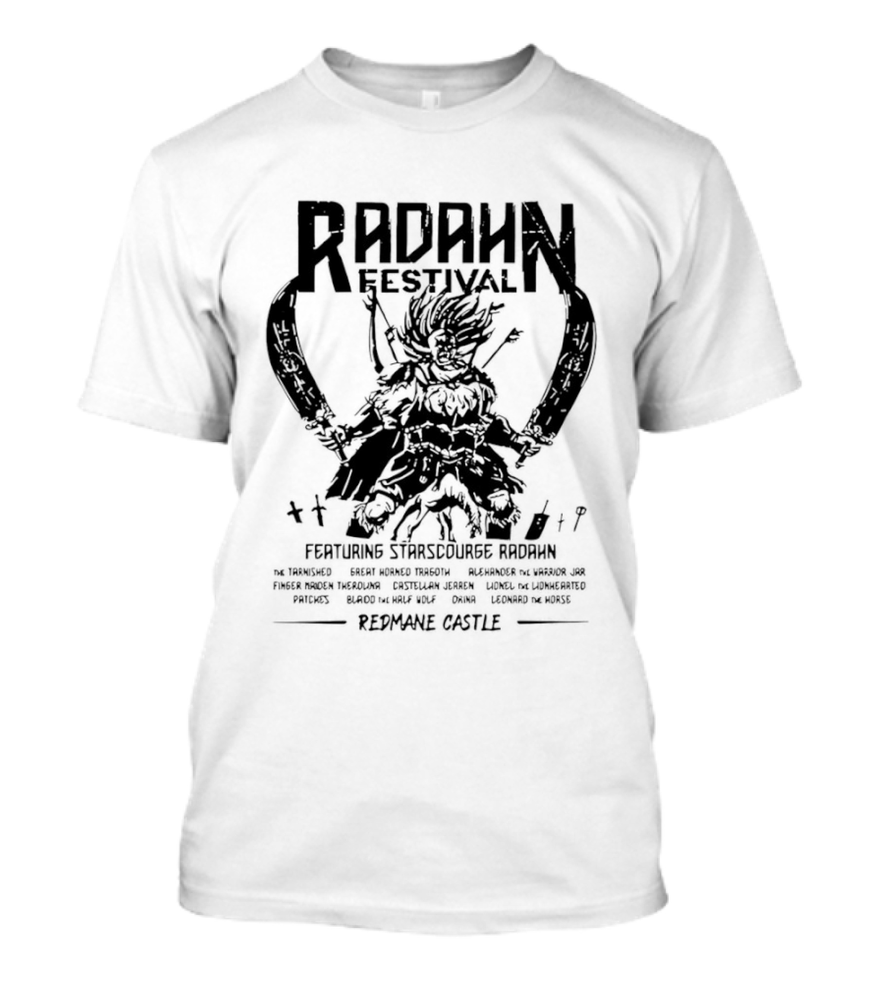 Radahn Festival Starscourge Elden Ring Redmane Castle The Tarnished Blaidd T-Shirt