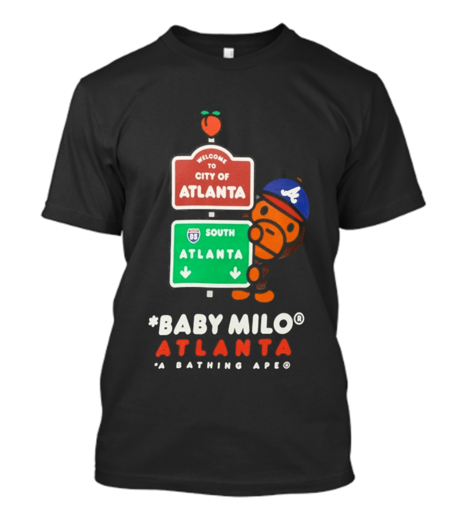 Welcome To City Of Atlanta Baby Milo A Bathing Ape South Atlanta 85 T-Shirt
