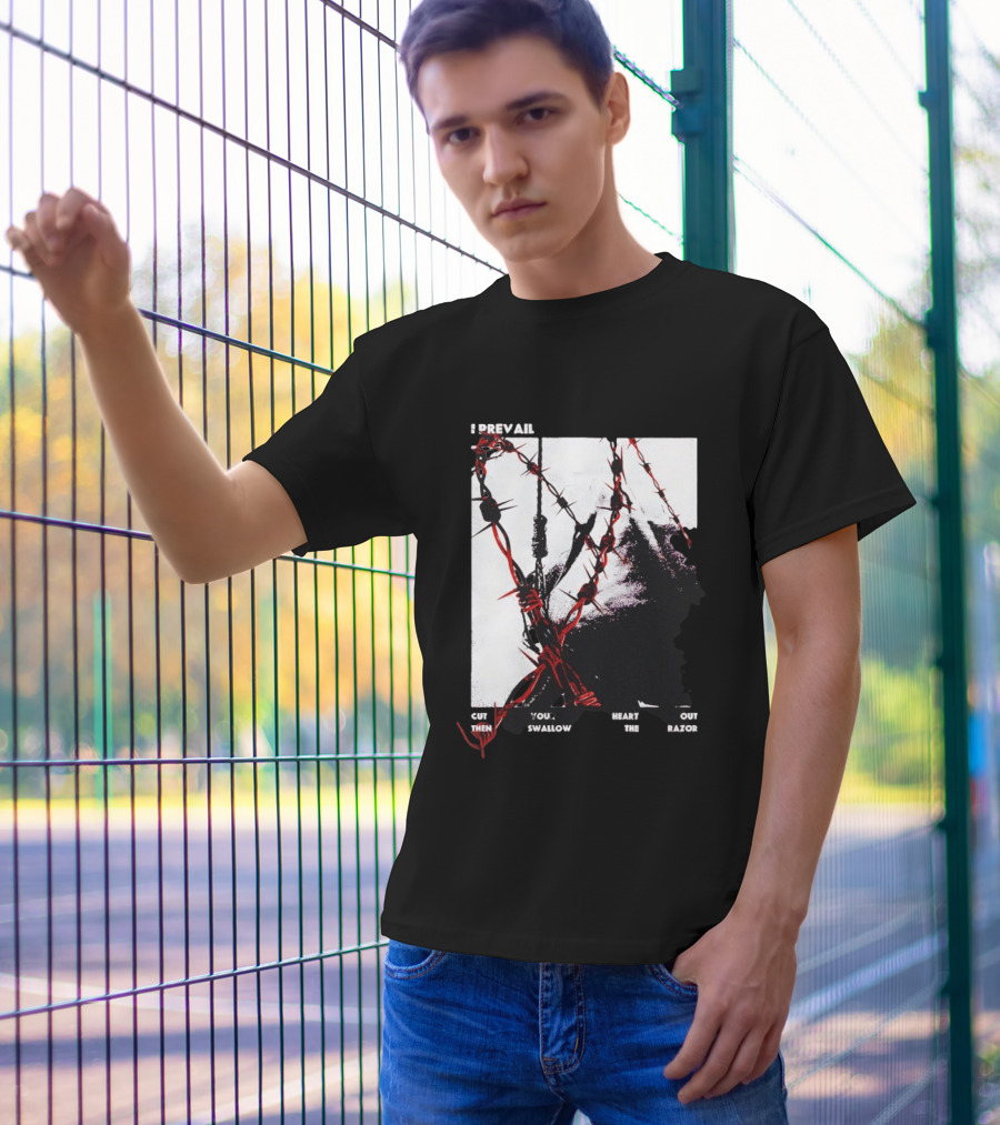 I Prevail Cut Your Heart Out Swallow The Razor Barbed Wire T-Shirt