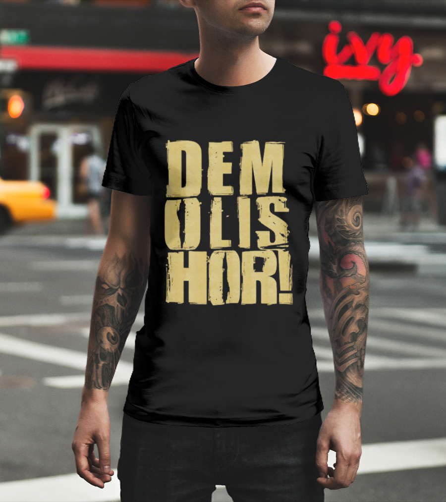DEMOLISHOR Gold T-Shirt
