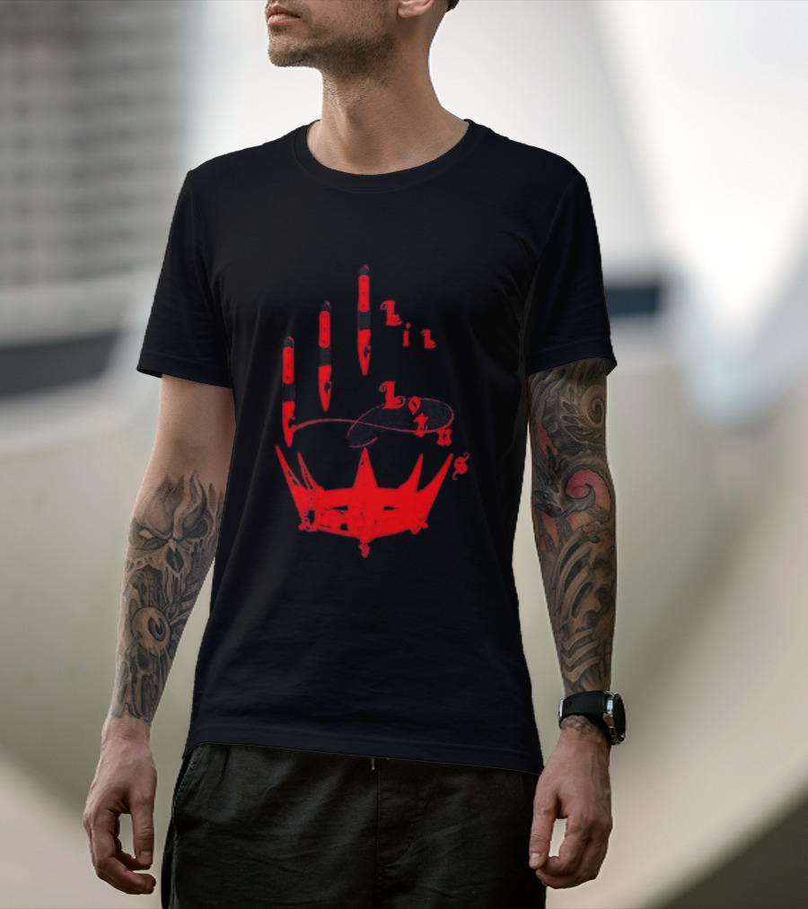 Lil Lotus Ocean Crown Hand T-Shirt