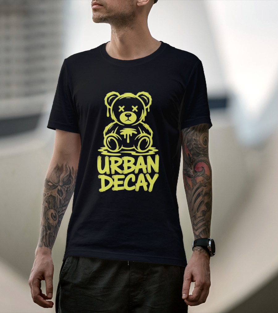Teddy Bear Urban Decay Dripping Graffiti T-Shirt