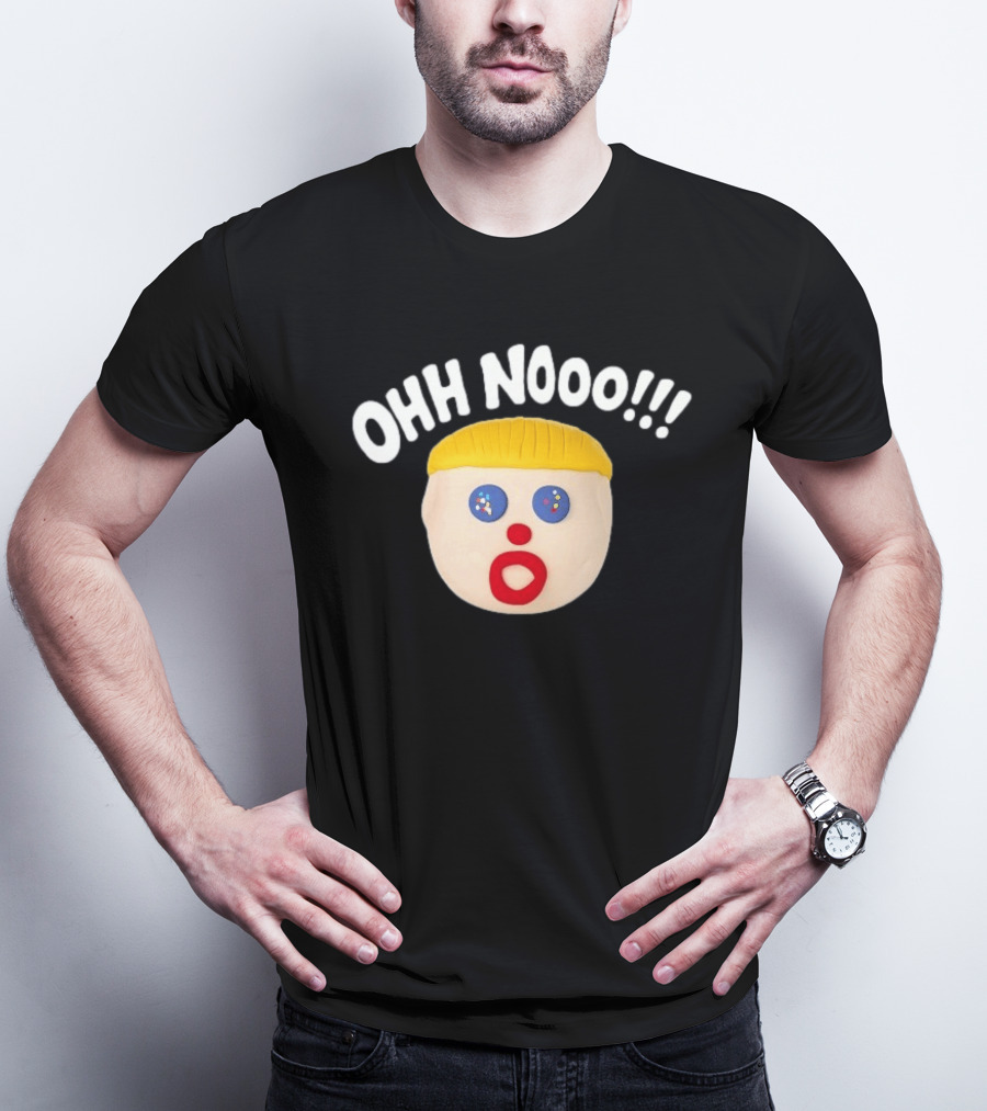 Oh No Mr Bill Iconic Claymation Face And Catchphrase From Classic TV Show T-Shirt