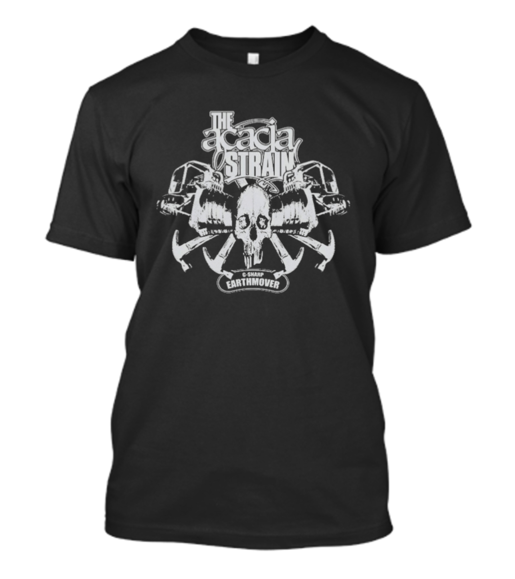 The Acacia Strain Earthmover Skull And Machinery T-Shirt